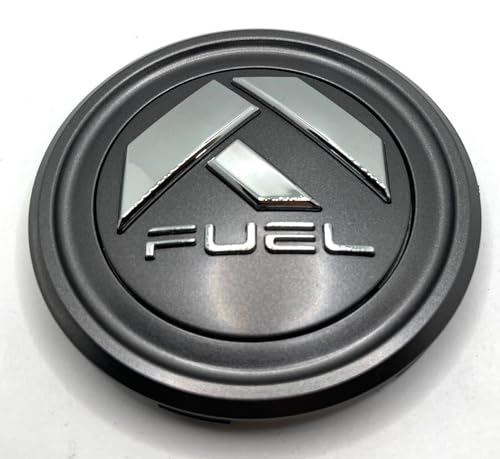 Fuel Off-Road Gunmetal Wheel Center Cap with Chrome Logo 1006-44GDC ...