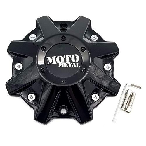 Moto Metal Replacement Center Caps in Gloss Black Finish – Wheel Center ...