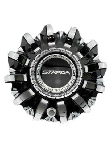 Strada Chrome Wheel Center Cap CS420-C2P SJ912-12 – Wheel Center Caps