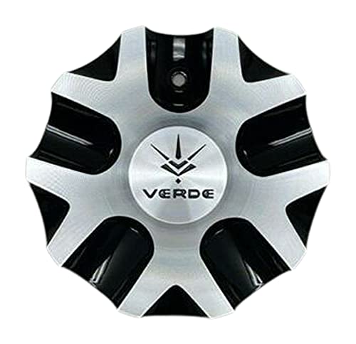 Verde Center Caps - Black And Machined – Wheel Center Caps