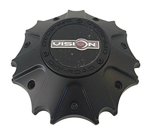 Vision Wheels C3992MB-8 C3992-2 6059L258 Black Wheel Center Cap – Wheel ...